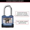 Master Lock 45mm Excell Covered Padlock - 4 Pack - Bunnings Australia