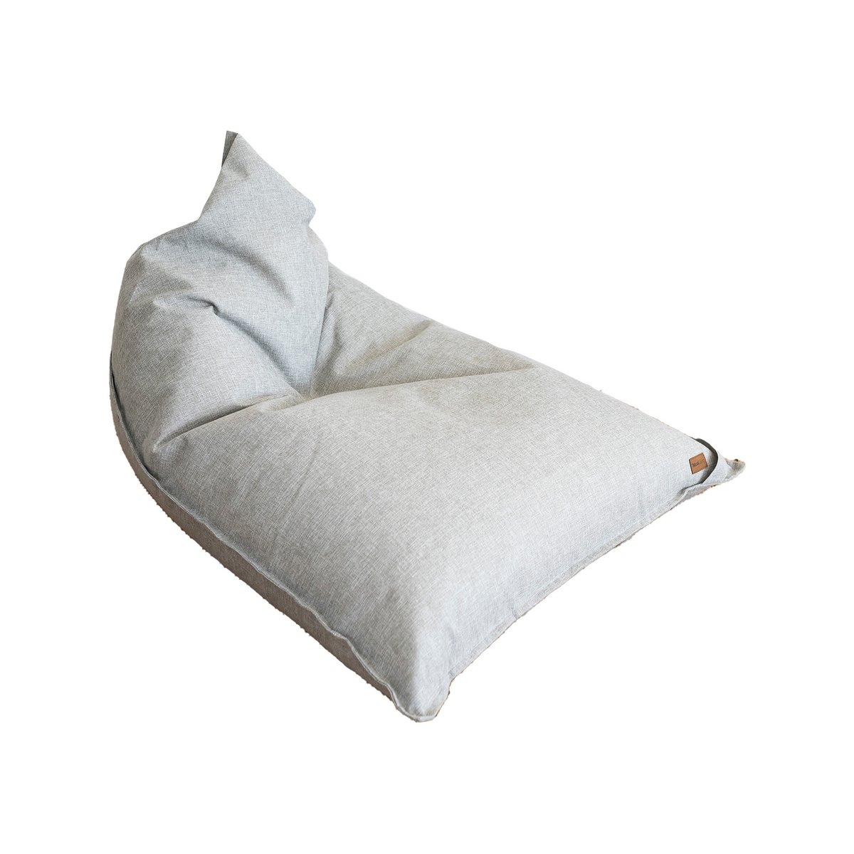 Mooi Living - Large Triangle Bean Bag - Luxury Linen Look - Komfort ...