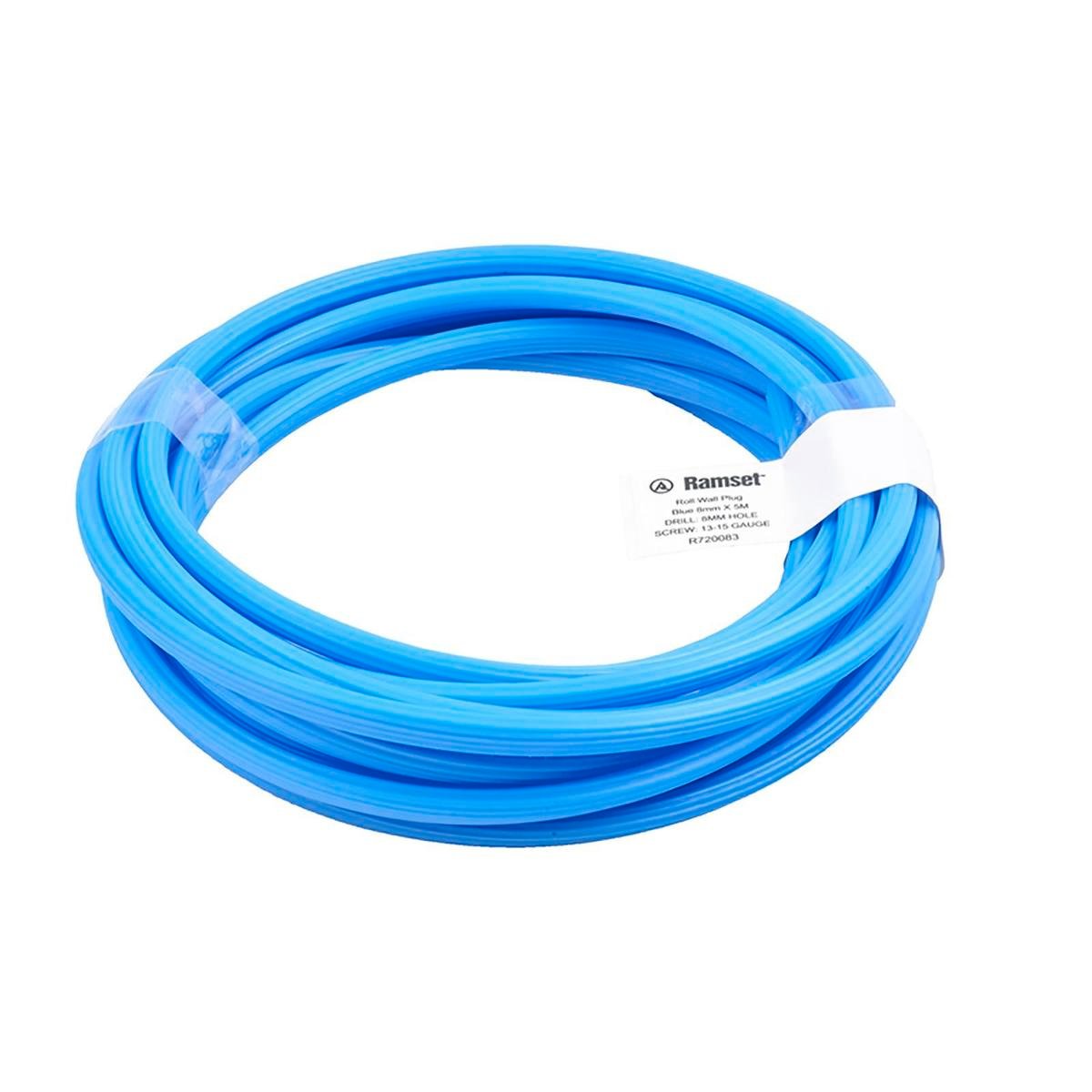Ramset 8mm x 5m Blue Wall Plug Roll - Bunnings New Zealand