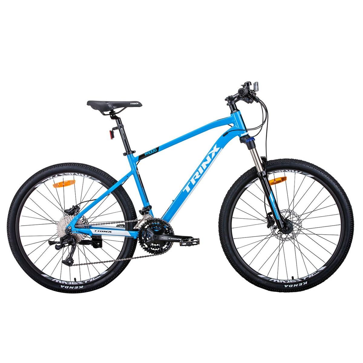 Trinx M1000 Mountain Bike Shimano 30 Speed MTB Blue 19inch - Bunnings ...