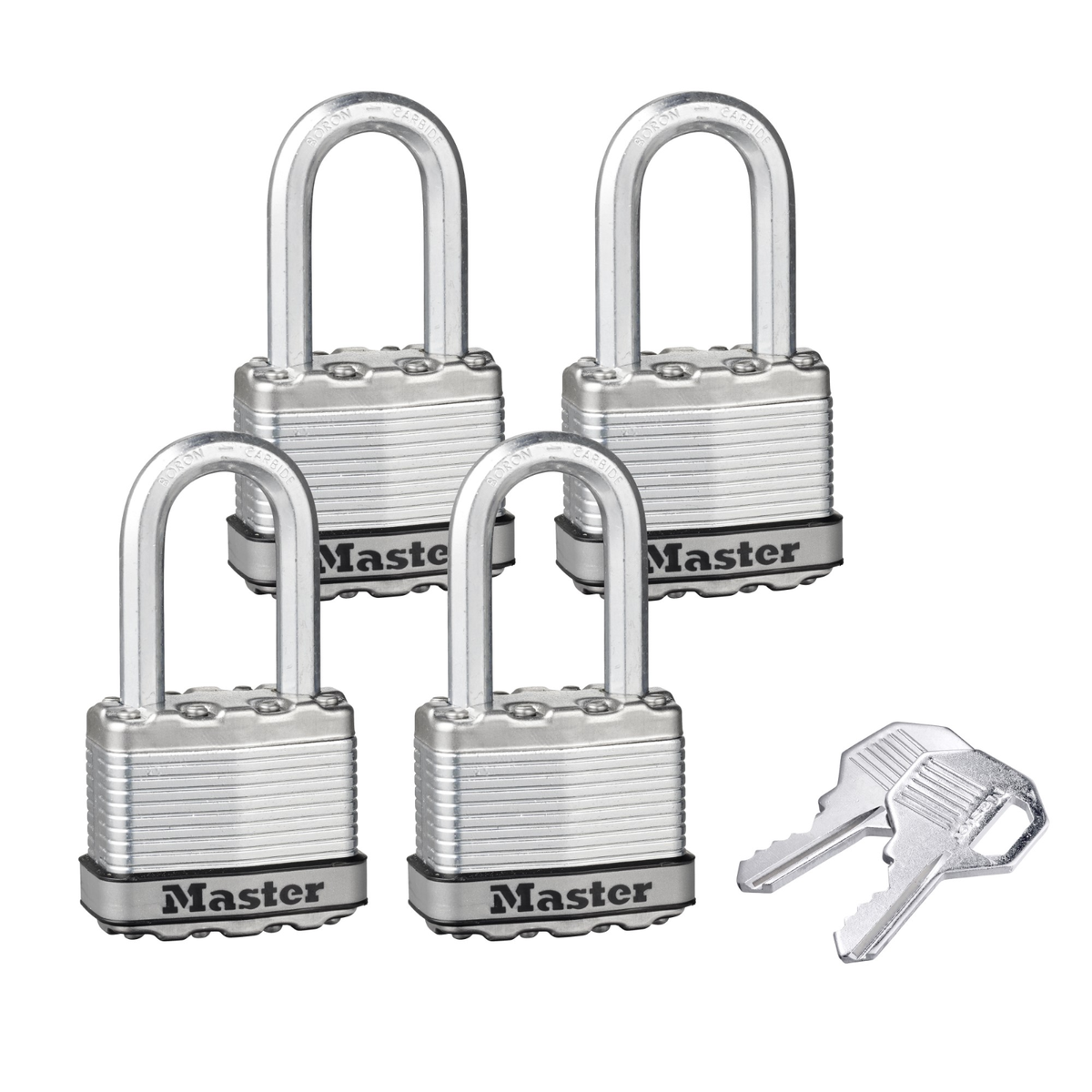 Master Lock 45mm Magnum with 38mm Long Shackle Padlock - 4 Pack ...