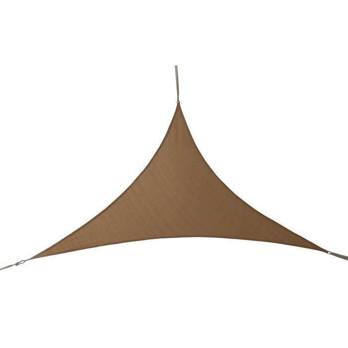 Marquee 3 x 3m Beige Triangle Shade Sail - Beige - Bunnings Australia