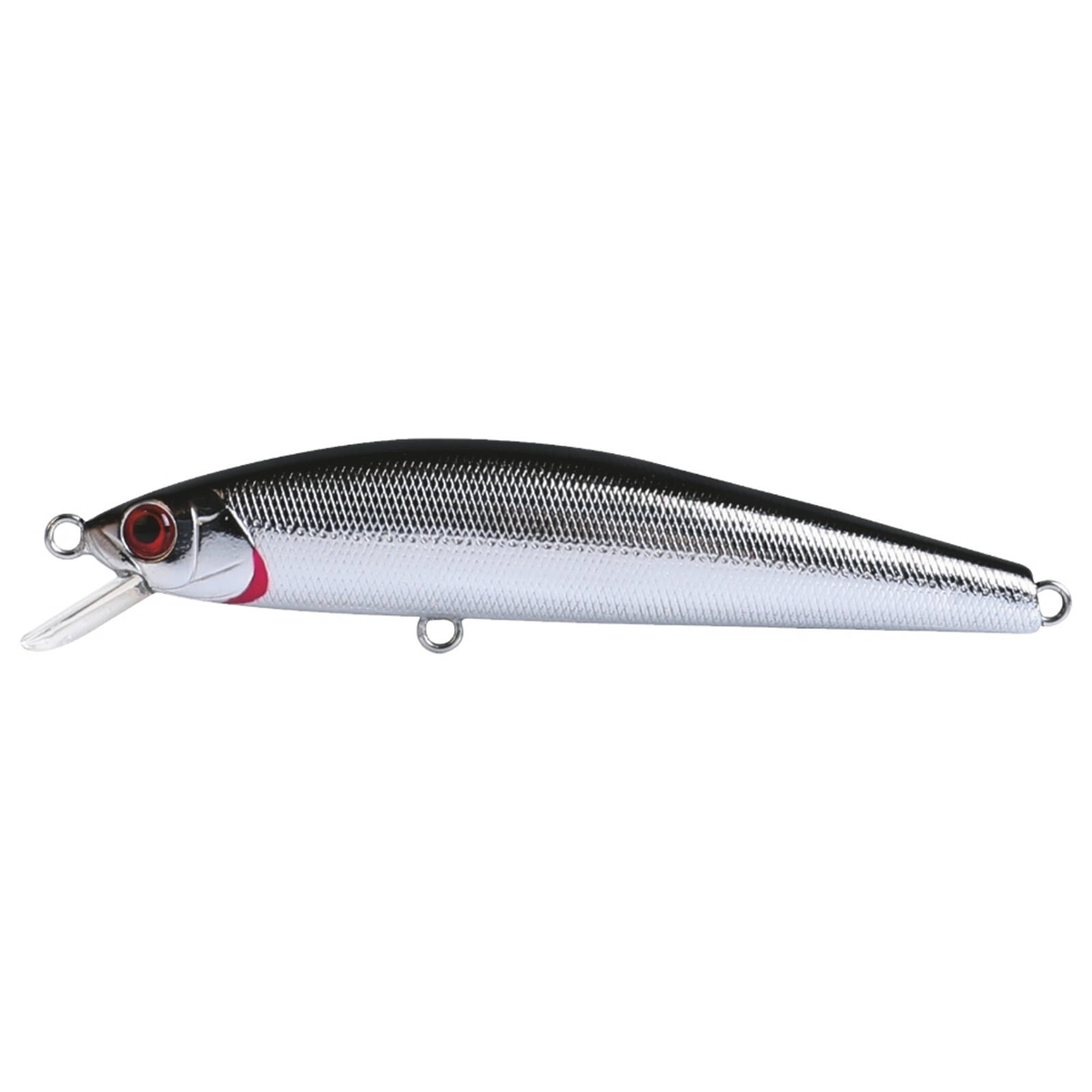 65mm Black Silver FishArt Avalanche Hard Body Minnow Fishing Lure - 4g ...