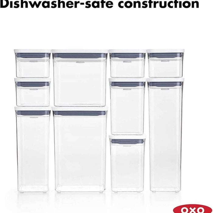 OXO Good Grips Pop 2.0 Big Square Short Container 2.6L | Set of 2 - Bunnings Australia