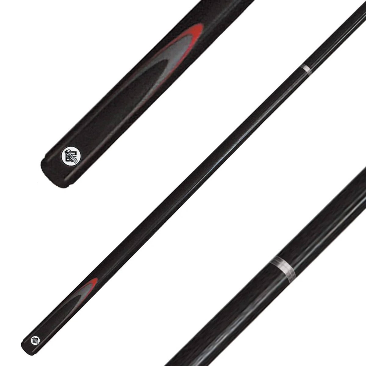 Formula Sports Billiard Fluro 2 Piece Pool Cue Black - Bunnings Australia