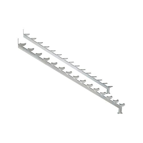 Galintel 15 Tread Heavy Duty Galvanised Steel Stair Stringer - 2 Pack ...