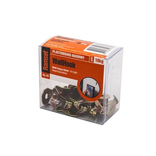 Ramset Heavy Duty Utility Wall Hooks - 20 Pack - Bunnings Australia