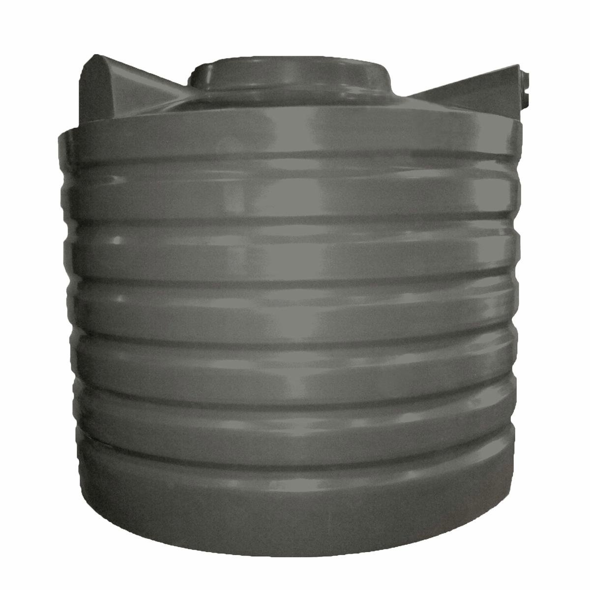 Clark Tanks 1000L Round Poly Water Tank - Native Grey - Bunnings Australia