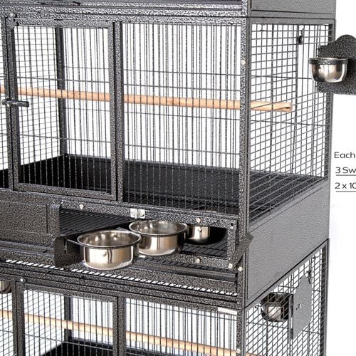 Triple Stackers Breeding Bird Parrot Cage Aviary Cockatoos Bird ...