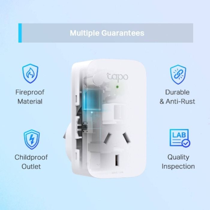 TP-Link Tapo Mini Wi-Fi Smart Plug with Energy Monitoring - 2 Pack ...