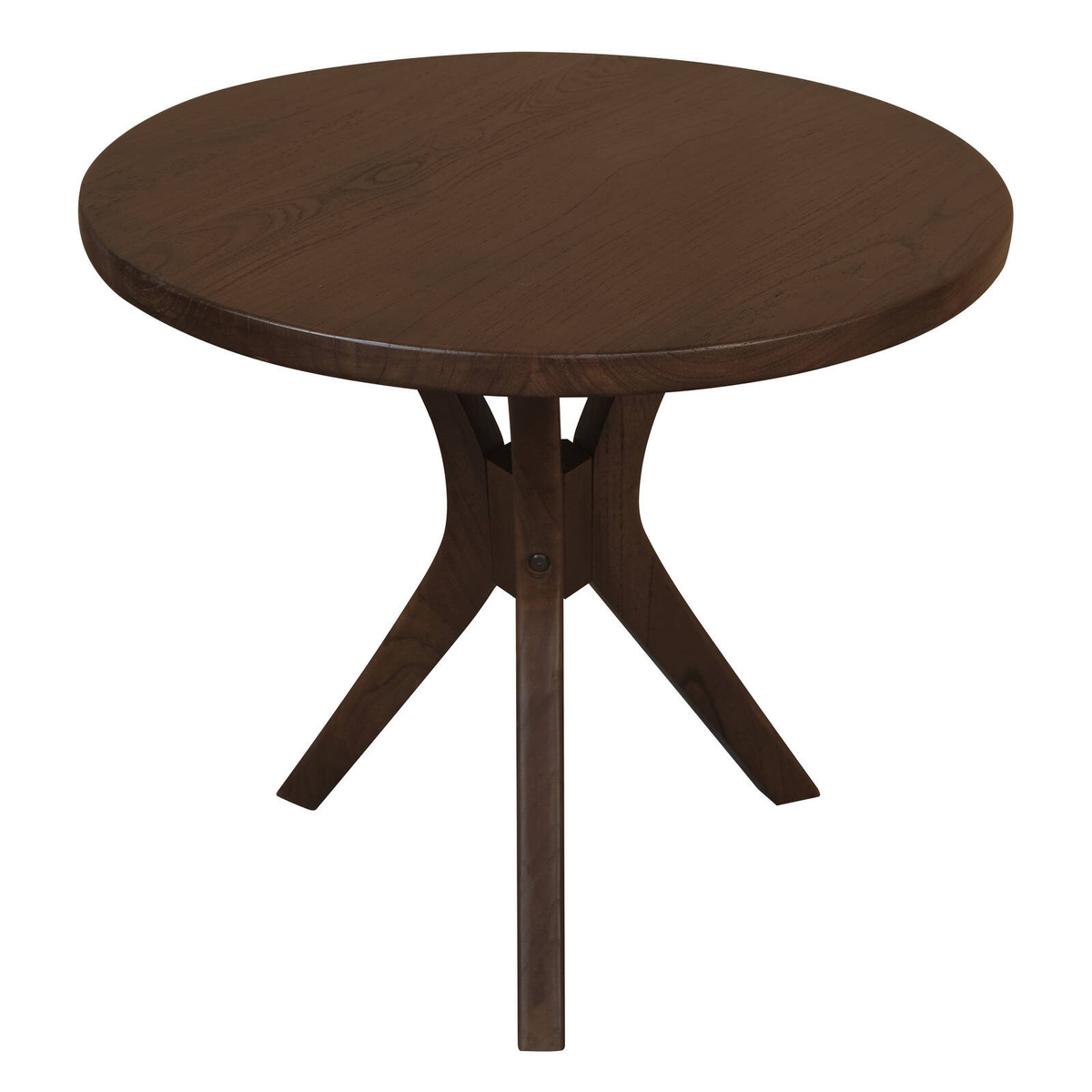 Gatsby Round Side Table - Large (Walnut) - Bunnings Australia