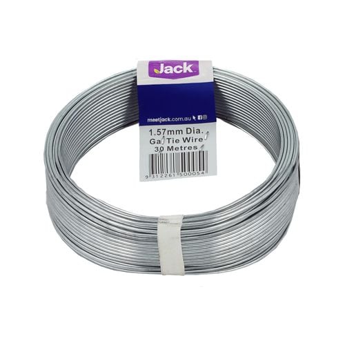 Jack 1.57mm x 30m Handypak Galvanised Tie Wire - Bunnings Australia