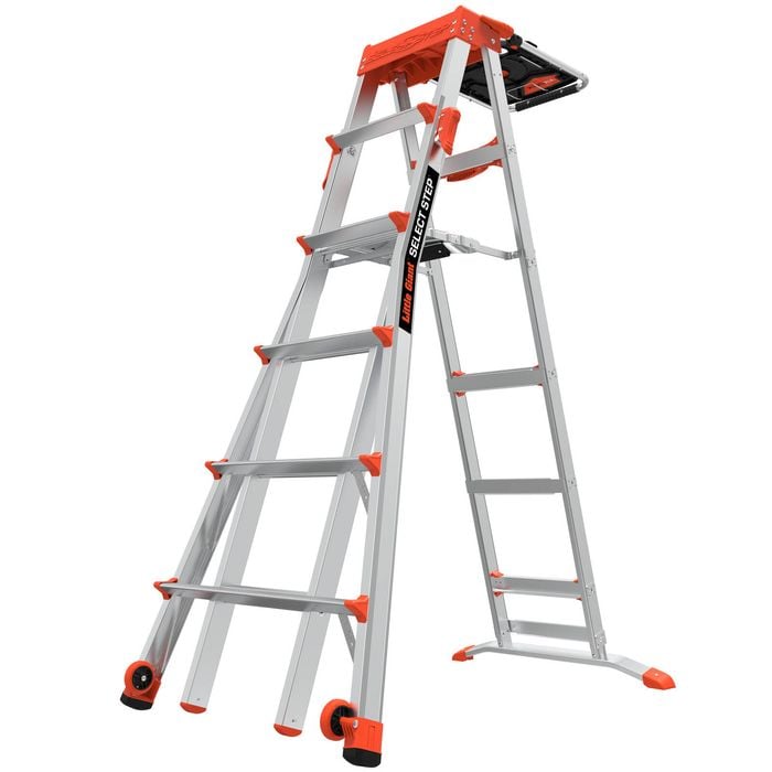 Little Giant 150kg 5-7 Step Alloy Select Step Platform Ladder ...