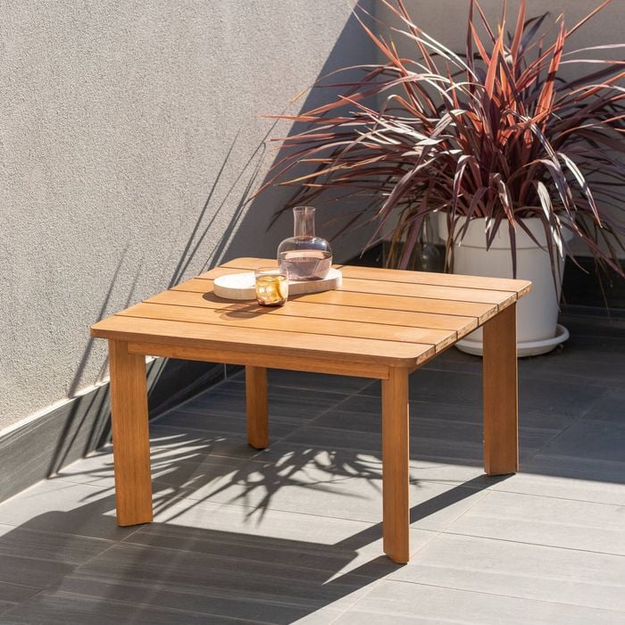 Mimosa Santo Square Timber Coffee Table - Bunnings Australia