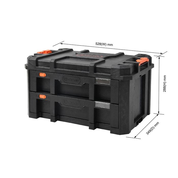Tactix Modular 2 Drawer Tool Chest - Bunnings New Zealand