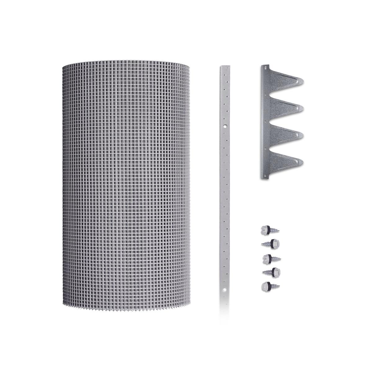 Blue Mountain Gutter Mesh 5.4mm Steel x 30m Corrugated Roof Kit ...