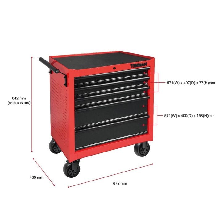 Trojan tool cart store