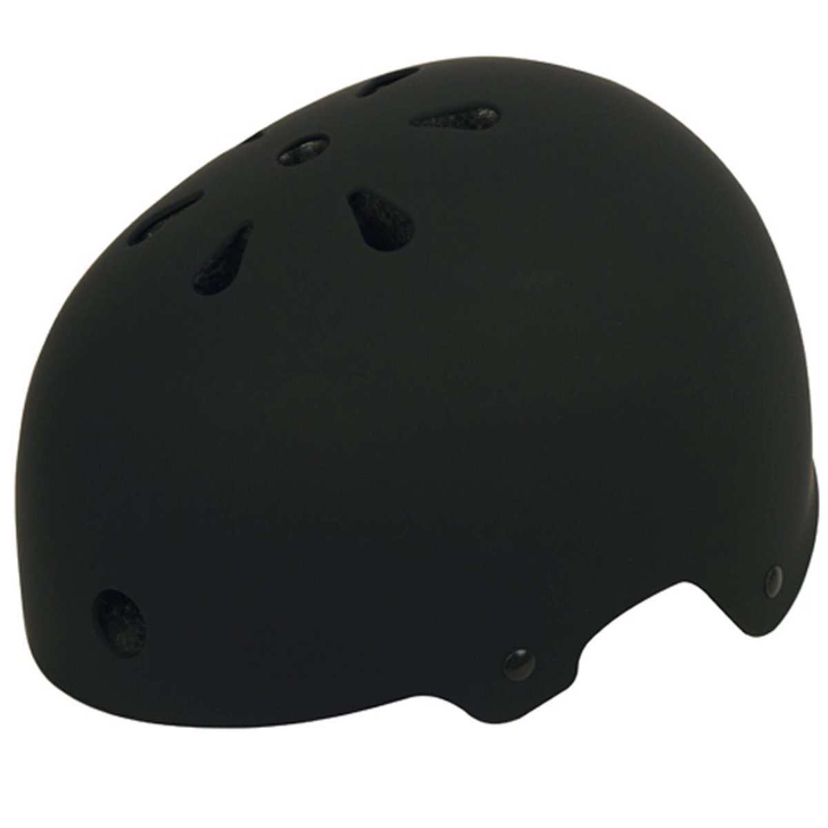 Azur U80 Skate Helmet Medium - Gloss Black - Bunnings Australia