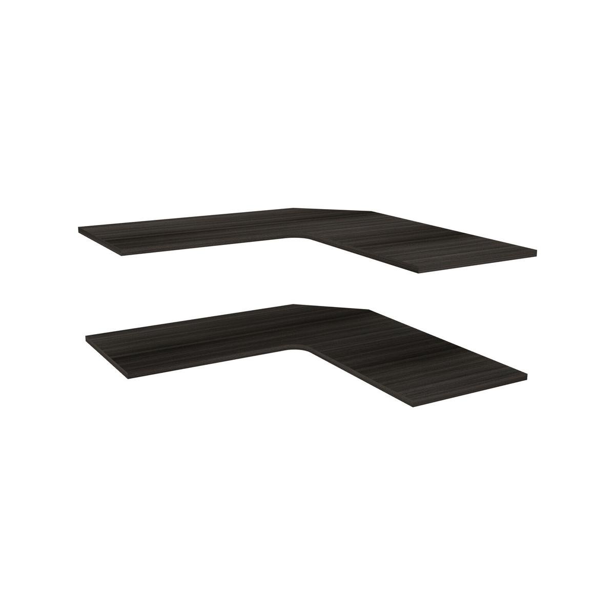 Lugna 900 x 380 x 16mm Storm Corner Adjustable Shelf - 2 Pack ...