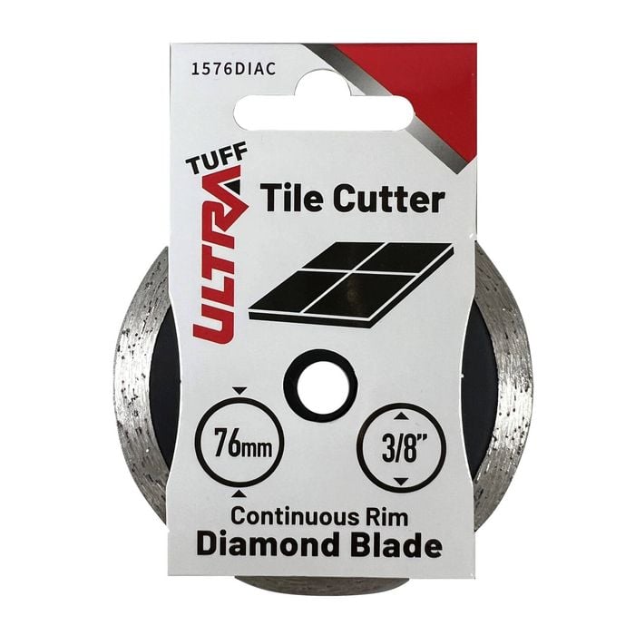 Ultra Tuff 76mm dia Continuous Rim Diamond Blade - Bunnings Australia