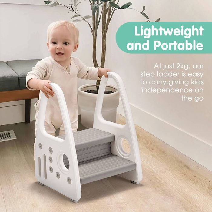 Playpals 2 Steps Toddler Step Ladder for Bathroom Sink Toilet Training ...