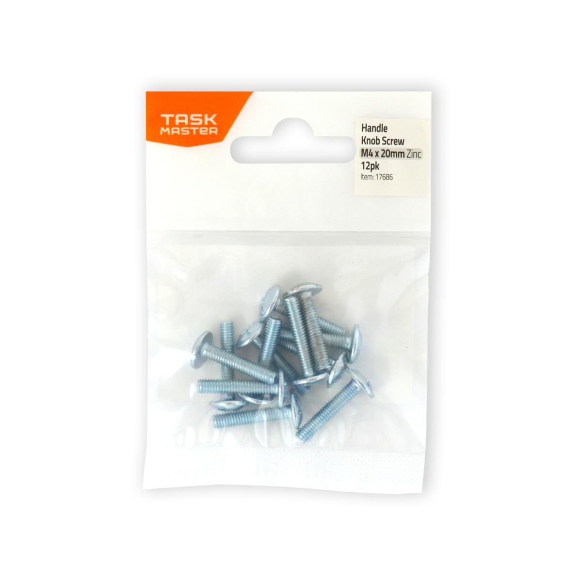 Taskmaster M4 x 20mm Zinc Snap Off Screw - 12 Pack - Bunnings Australia