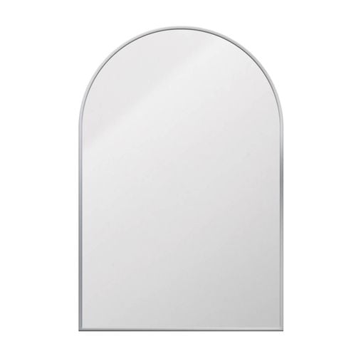 Barelli 900 x 600mm Imogen Chrome Arch Framed Mirror - Bunnings New Zealand