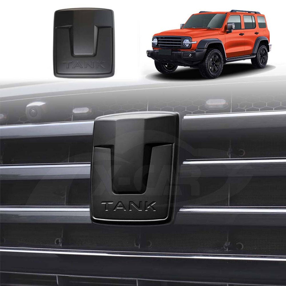 Front Logo Badge for GWM Tank 300 2023-Onwards Emblem Decals Sticker ...