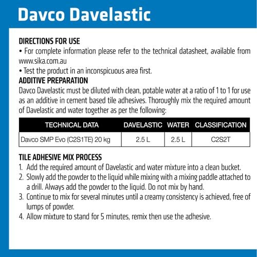 Davco 20L Davelastic Adhesive Additive - Bunnings Australia
