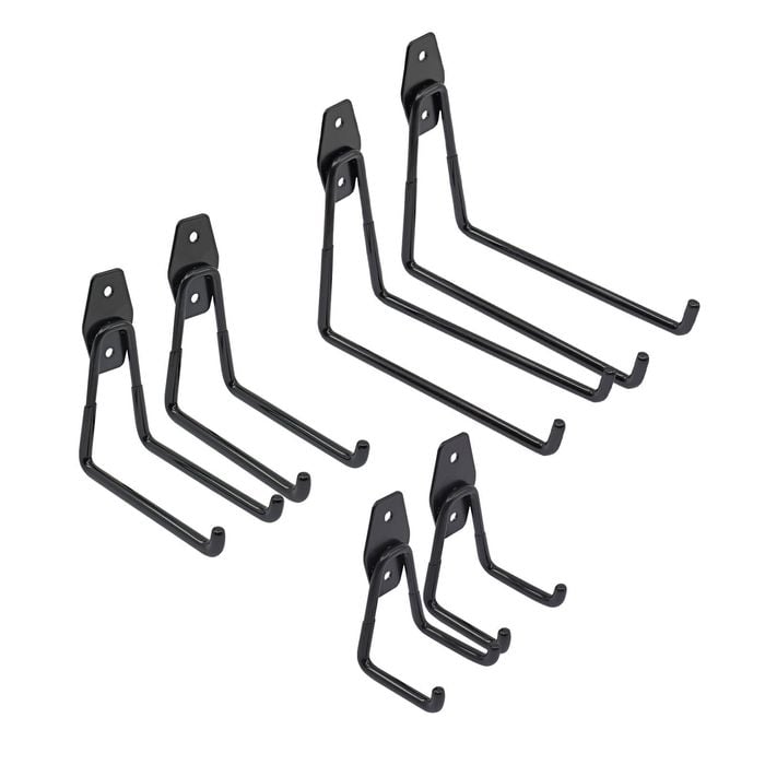 Everhang Black Garage U Hook - Multi Pack - Bunnings Australia