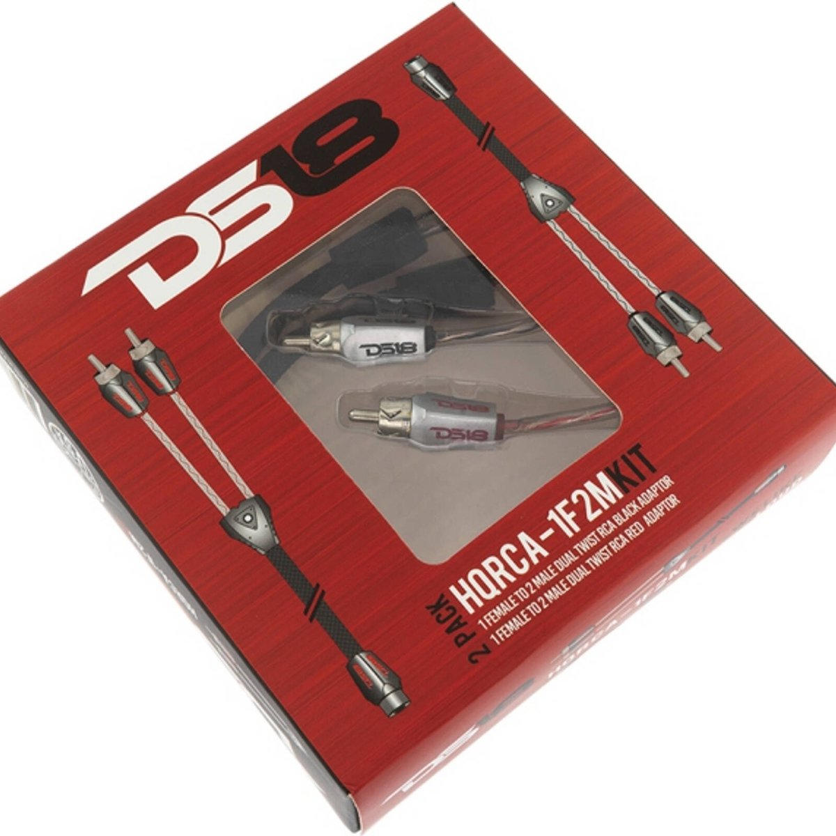 DS18 HQ 1 Female to 2 Male Dual Twist RCA Kit - Bunnings Australia