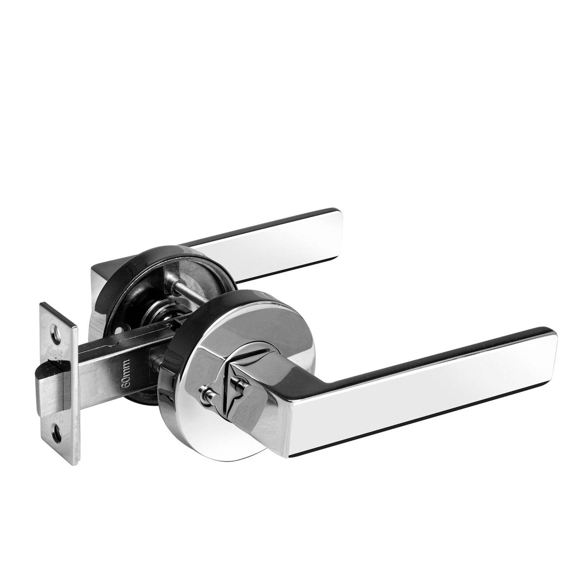 Delf Polished Stainless Barcelona Privacy Lever Set - Bunnings Australia