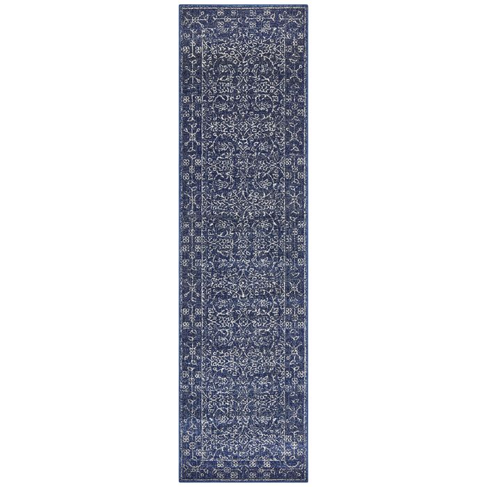 Sense 258 Navy Runner 400X80Cm Rug - Bunnings Australia
