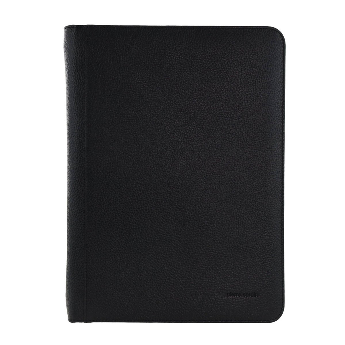 Pierre Cardin Unisex Leather A4 Business Notepad/Folio Case Black ...