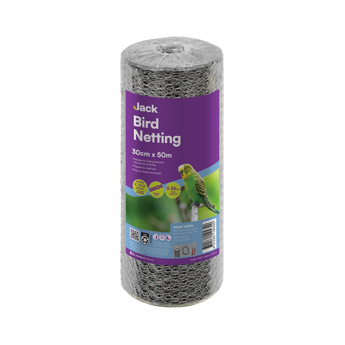 Jack 50m Wire Bird Netting - Bunnings New Zealand