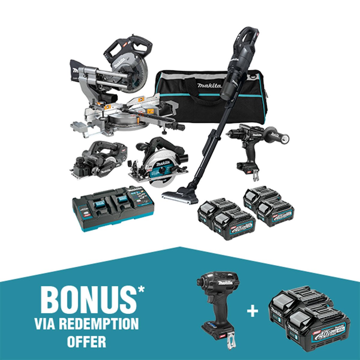 Makita 40v bunnings store