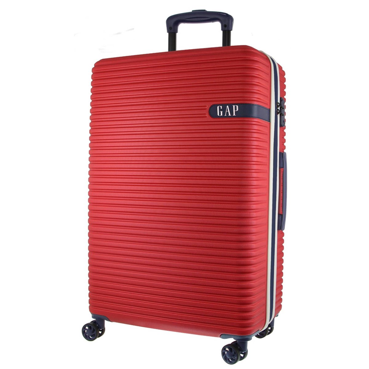 GAP Hard-Shell 4-Wheel Suitcase TSA Lock Medium Luggage 67cm Red ...