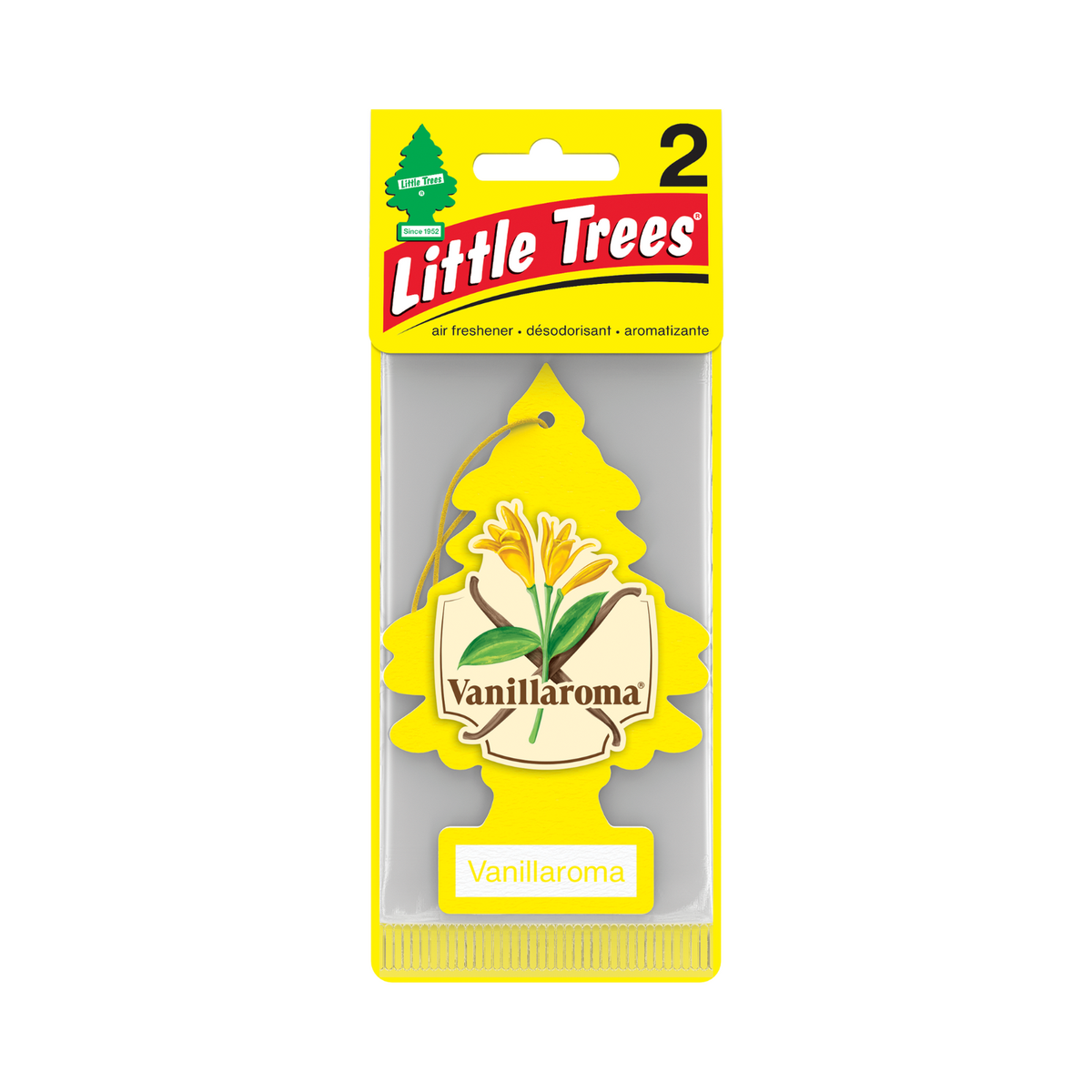 Little Trees Vanillaroma Hanging Tree Air Freshener - 2 Pack - Bunnings ...
