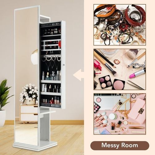 Slim Rotating Mirror Storage Cabinet - Bunnings Australia