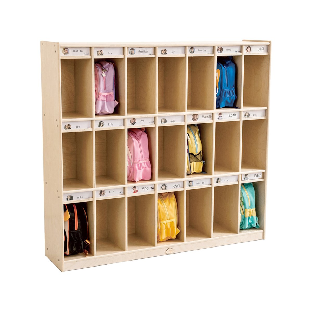Jooyes 21 Cubbies Bag Locker Storage Cabinet - 140cm | locker | 130.5cm ...