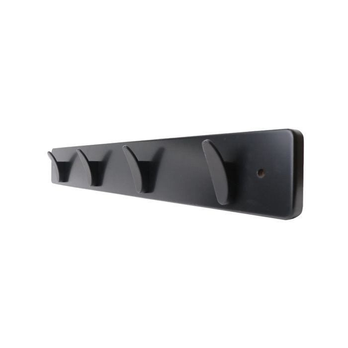 Adoored 4 Hook Black Nickel Deco Hook Rack - Bunnings Australia