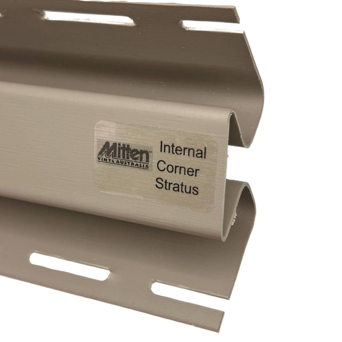 Mitten Vinyl Australia 3.05m Stratus Vinyl Cladding Internal Corner ...
