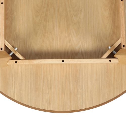 Levede Dining Table Round Rubberwood Base Kitchen Cafe Restaurant ...