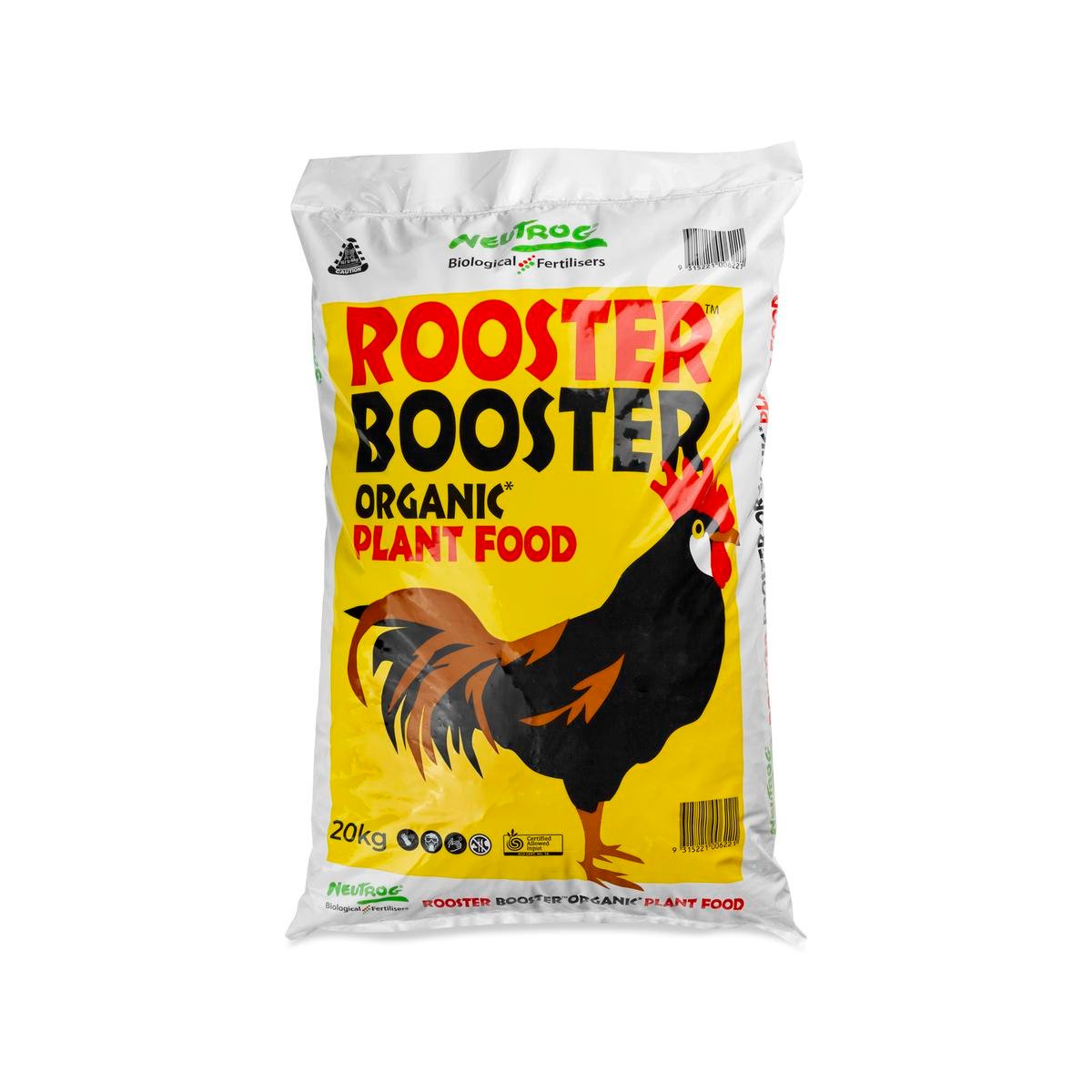 Neutrog 20kg Rooster Booster Fertiliser - Bunnings Australia
