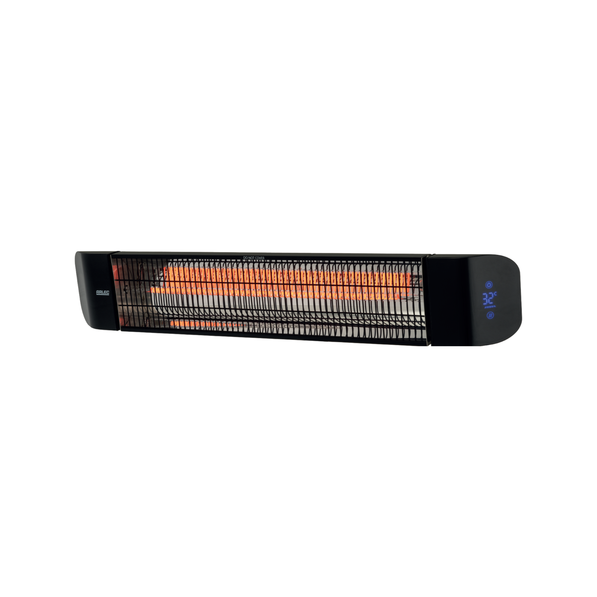 Arlec 2400W Black Smart Grid Connect Infrared Strip Heater - Bunnings ...