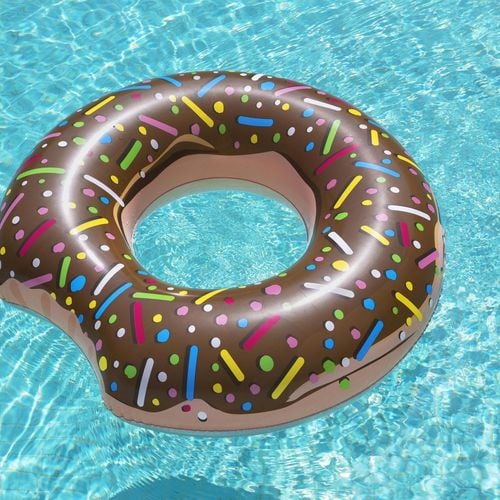 H2OGO! 107cm Inflatable Donut Ring (Chocolate) - Bunnings Australia