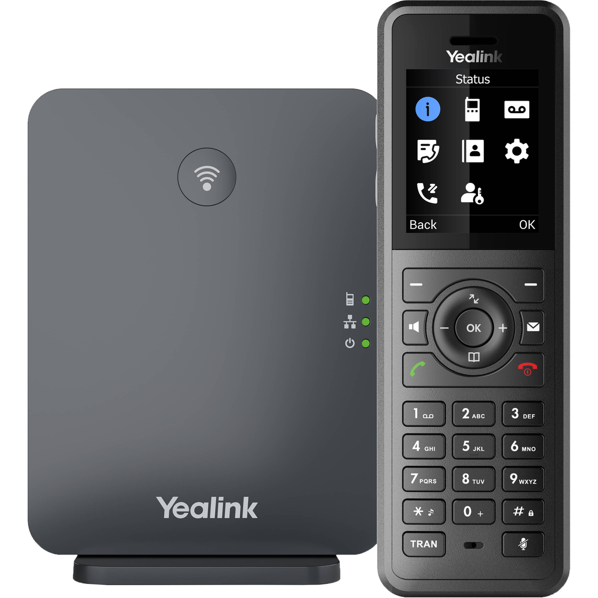 Yealink W77P High-Performance IP DECT w/ W57R Handset - Black ...