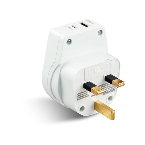 Jackson Europe, Bali & More Fast Charge USB-C Outbound Travel Adaptor ...