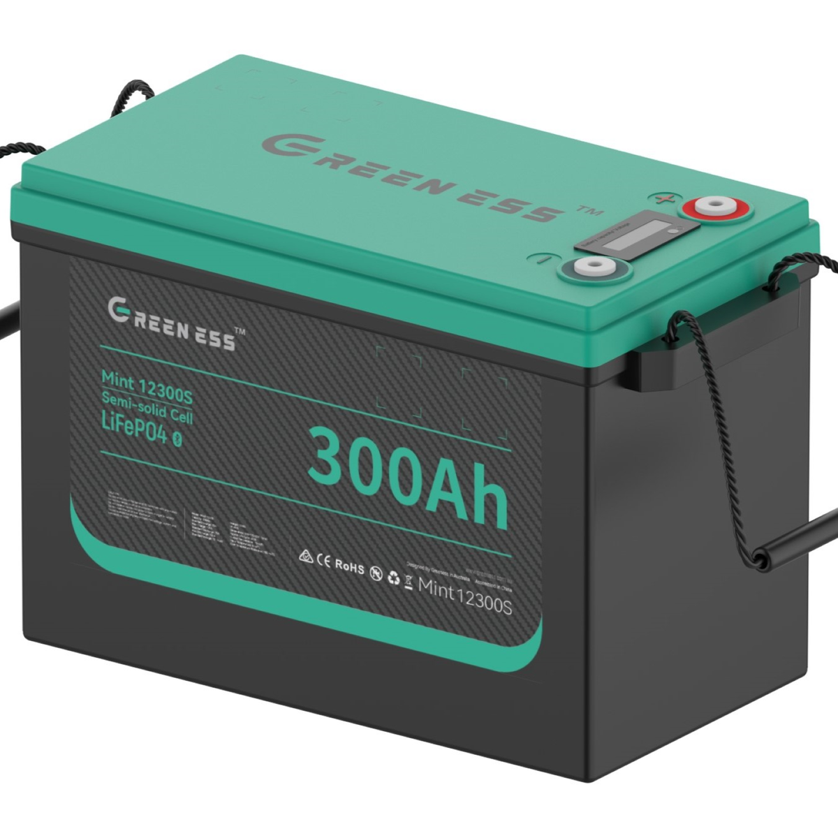 GreenEss 12.8V 300ah LFP Semi-Solid Prismatic Cells Battery with Bluetooth & APP - Bunnings ...