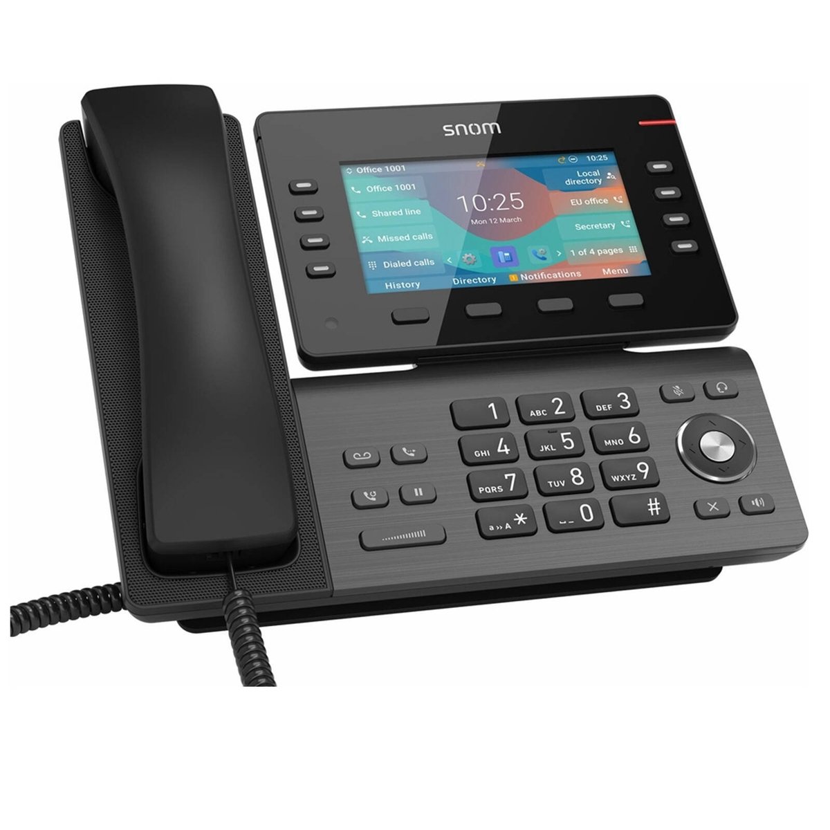 SNOM D862, Large tilting 5 inch IPS colour display, High speed USB 2.0 connection, 8 ...